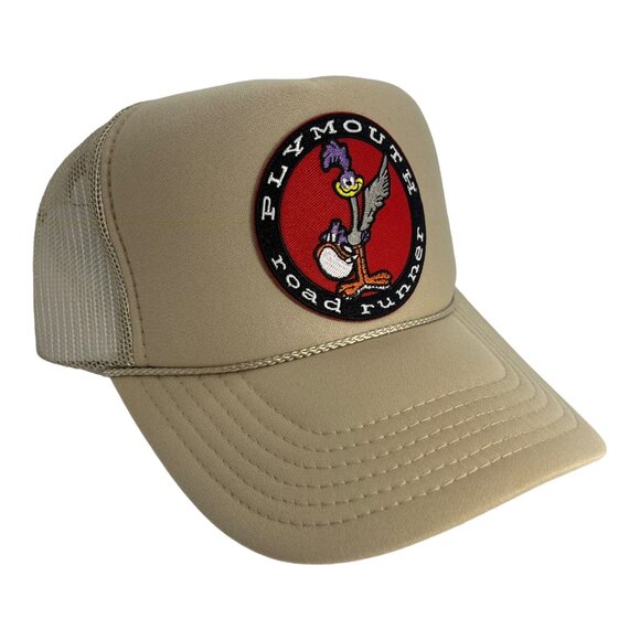 OTTO | Accessories | New Vintage Plymouth Road Runner Tan Mesh Trucker ...